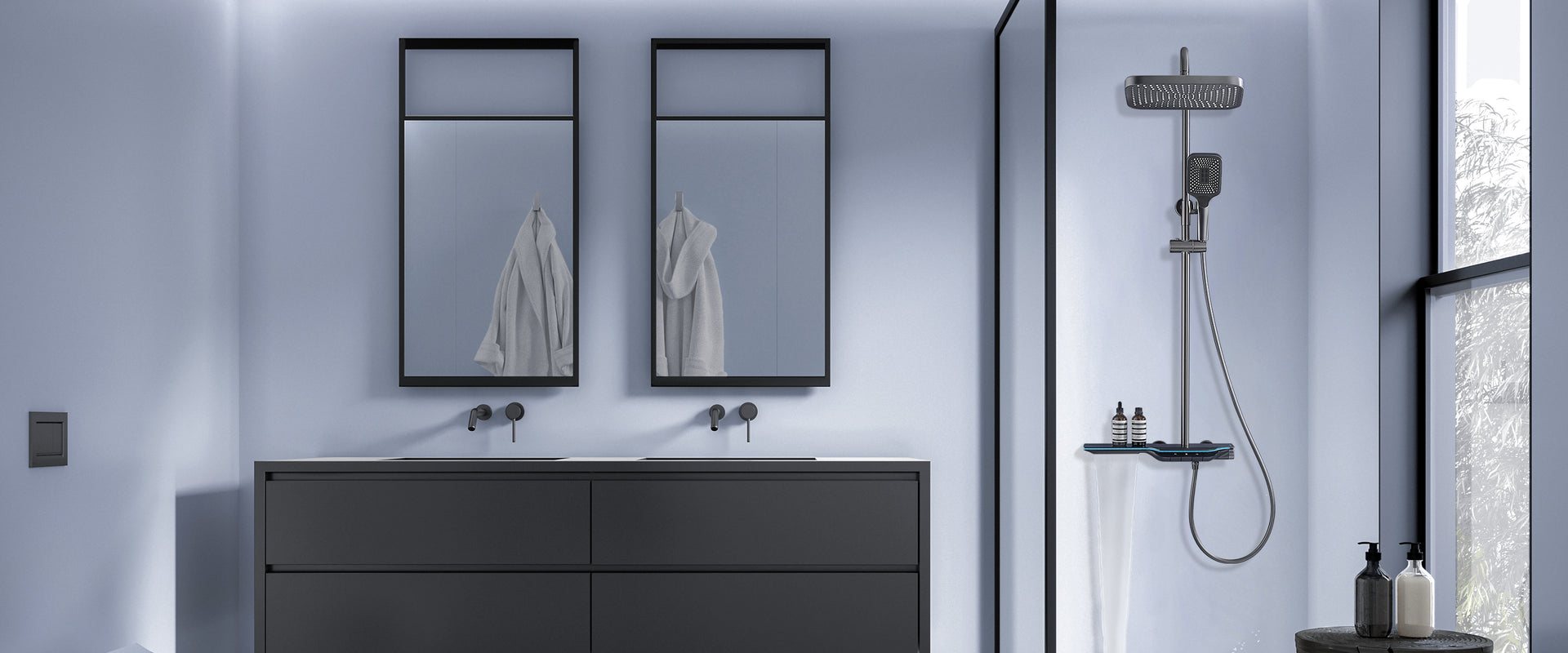 Lefton Thermostatic Shower System with Temperature Display – Lefton Home