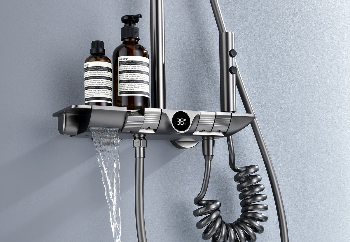 Lefton Hi-end Thermostatic Multi Function Shower System – Lefton Home