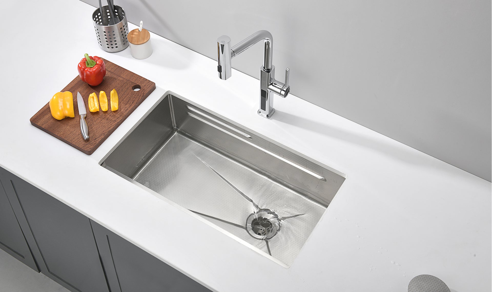 Clearance Sale-Stainless Steel Single Bowl Kitchen Sink-KS2201 – Lefton ...