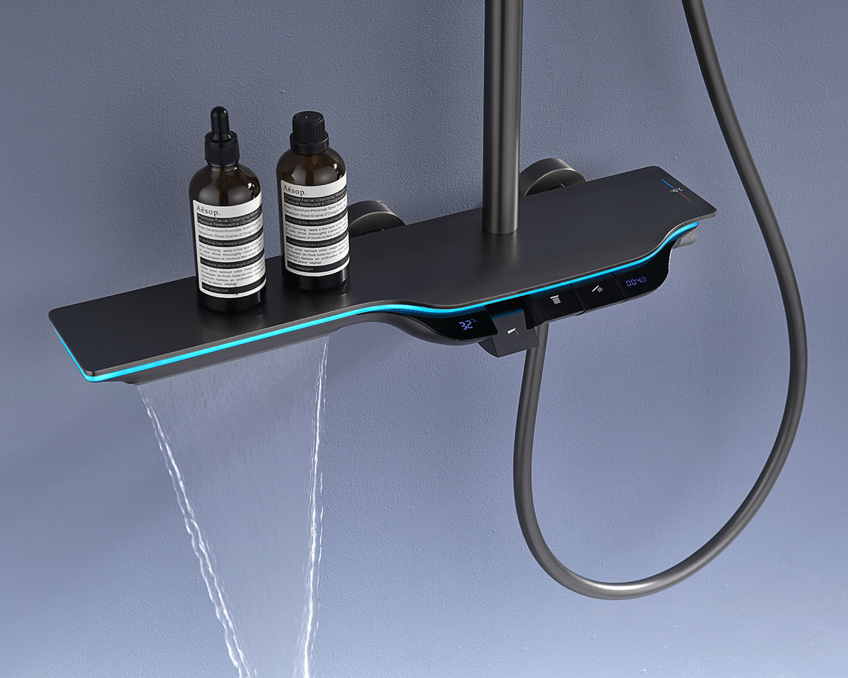 Lefton Thermostatic Shower System with Temperature Display – Lefton Home
