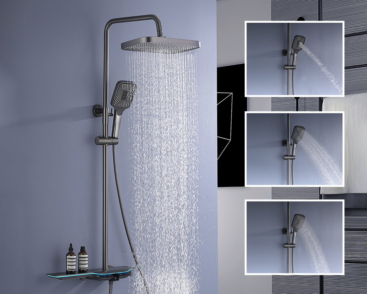 Lefton Thermostatic Shower System with Temperature Display – Lefton Home