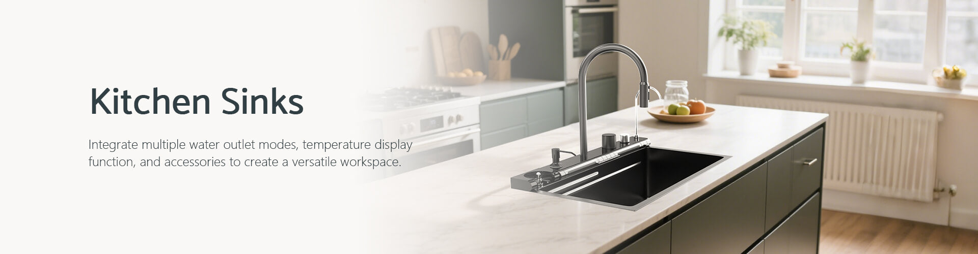 LEFTON Modern Stainless Steel Workstation Kitchen Sinks – Lefton Home