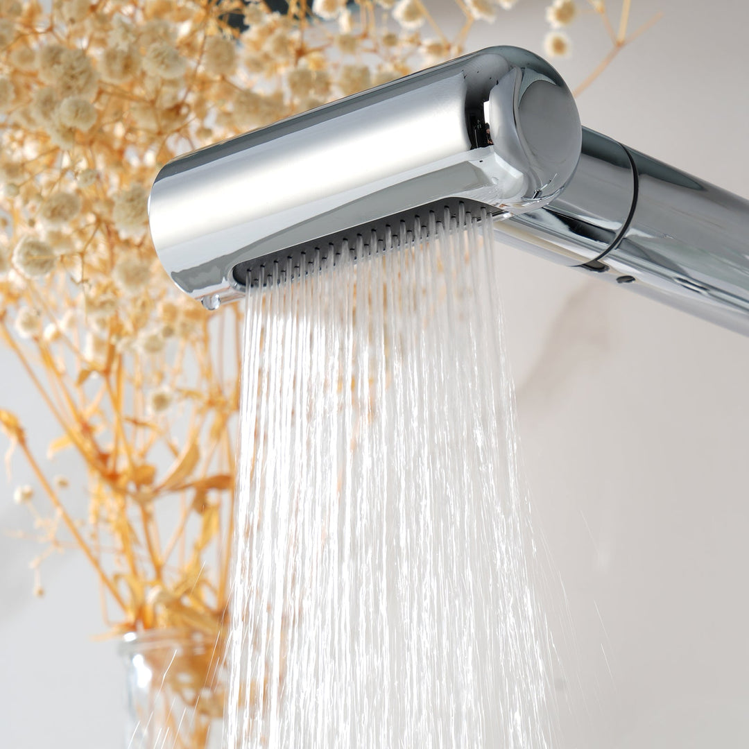 Lefton Single-Hole Pull-Out Liftable Bathroom Faucet-BF2209 – Lefton Home