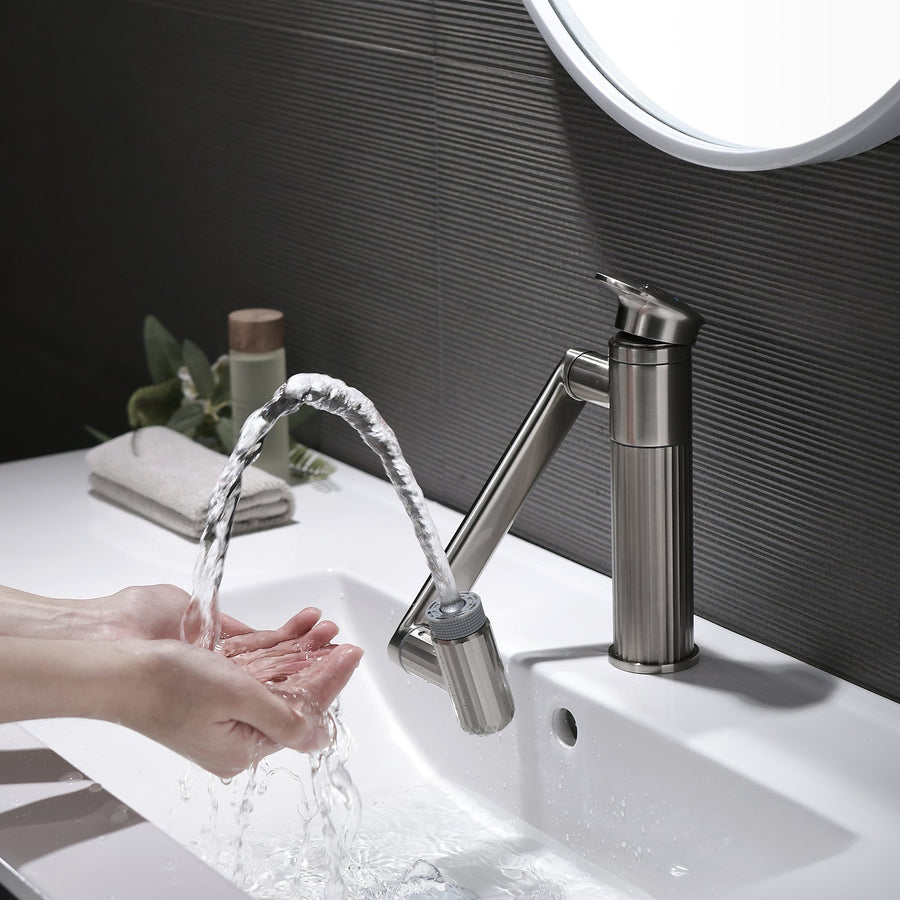 2024 Lefton Modern Rotatable Single Handle Bathroom Faucet-BF2208 ...