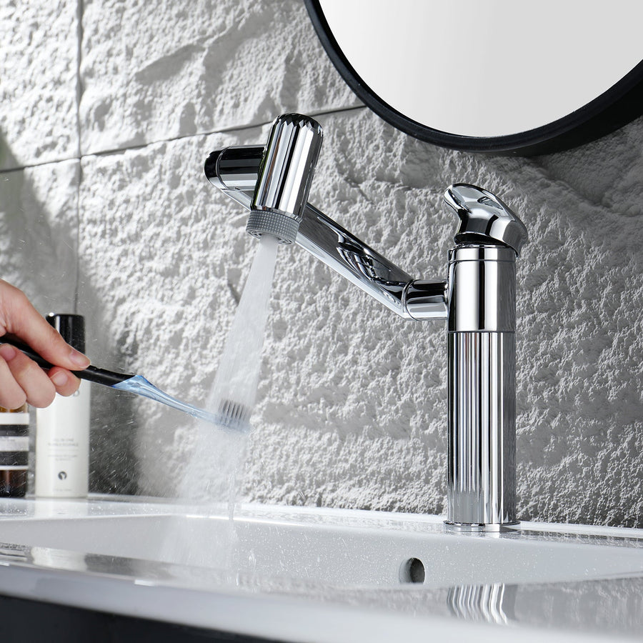 2024 Lefton Modern Rotatable Single Handle Bathroom Faucet-BF2208 ...