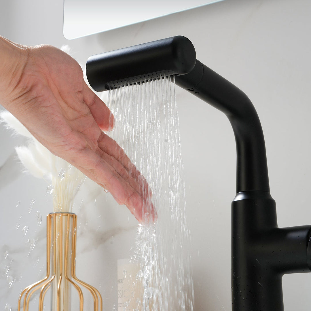 Lefton Single-Hole Pull-Out Liftable Bathroom Faucet-BF2209 – Lefton Home