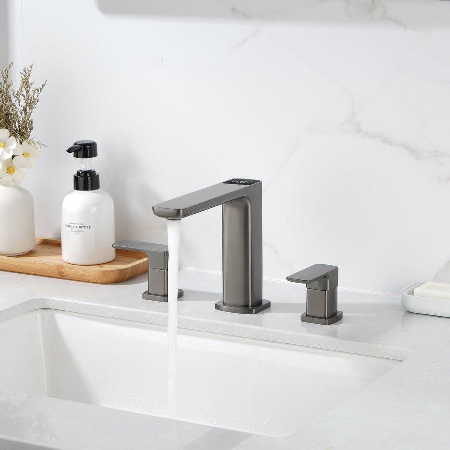 Recertified Lefton 3-hole, 2-Handle Widespread Bathroom Faucet-BFWS2402 ...