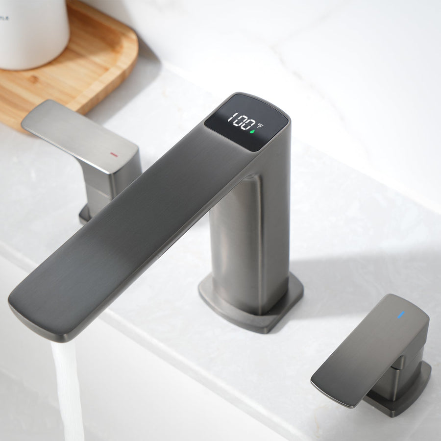 Recertified Lefton 3-hole, 2-Handle Widespread Bathroom Faucet-BFWS2402 ...