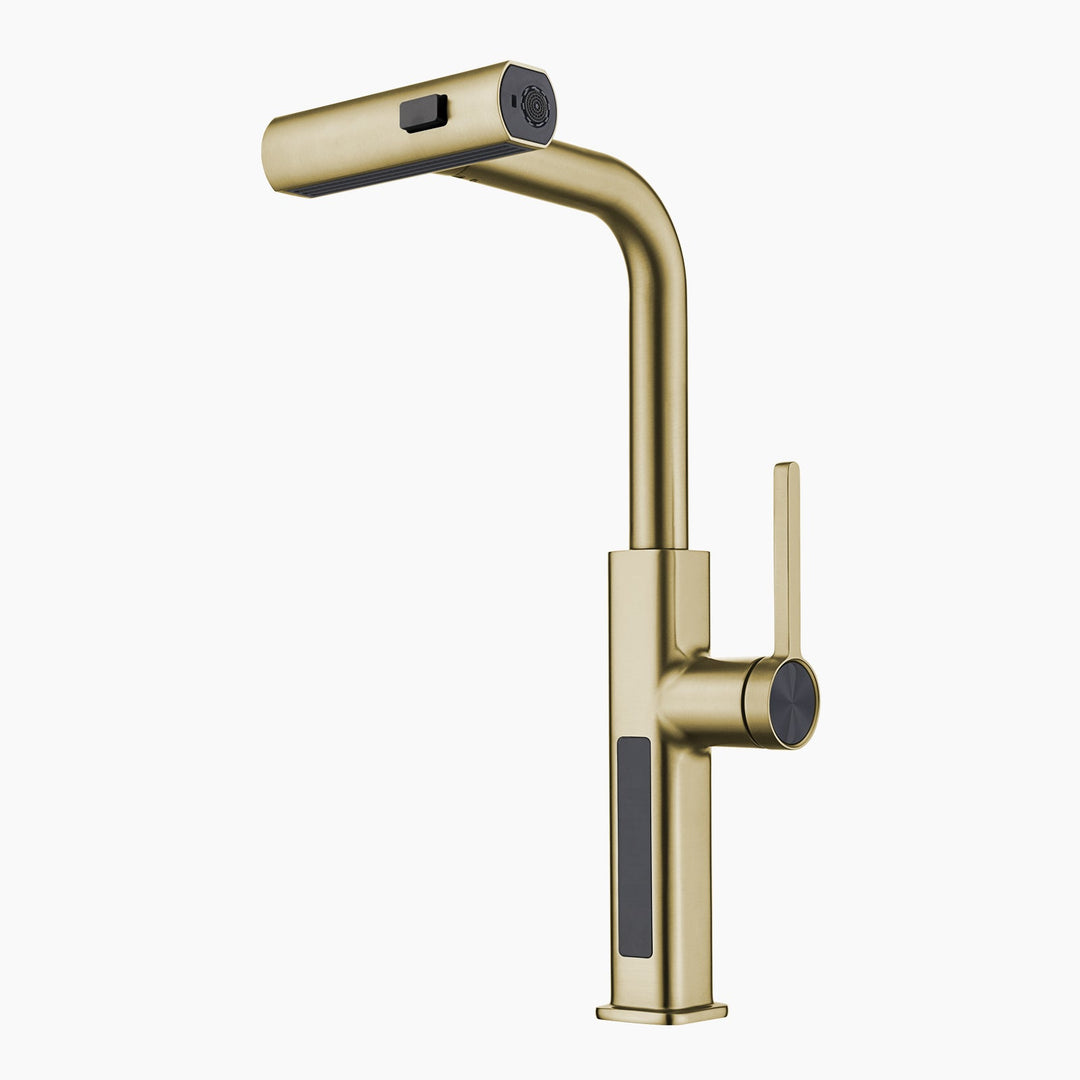 Smart Waterfall Kitchen Faucet with Temperature Display – Lefton Home