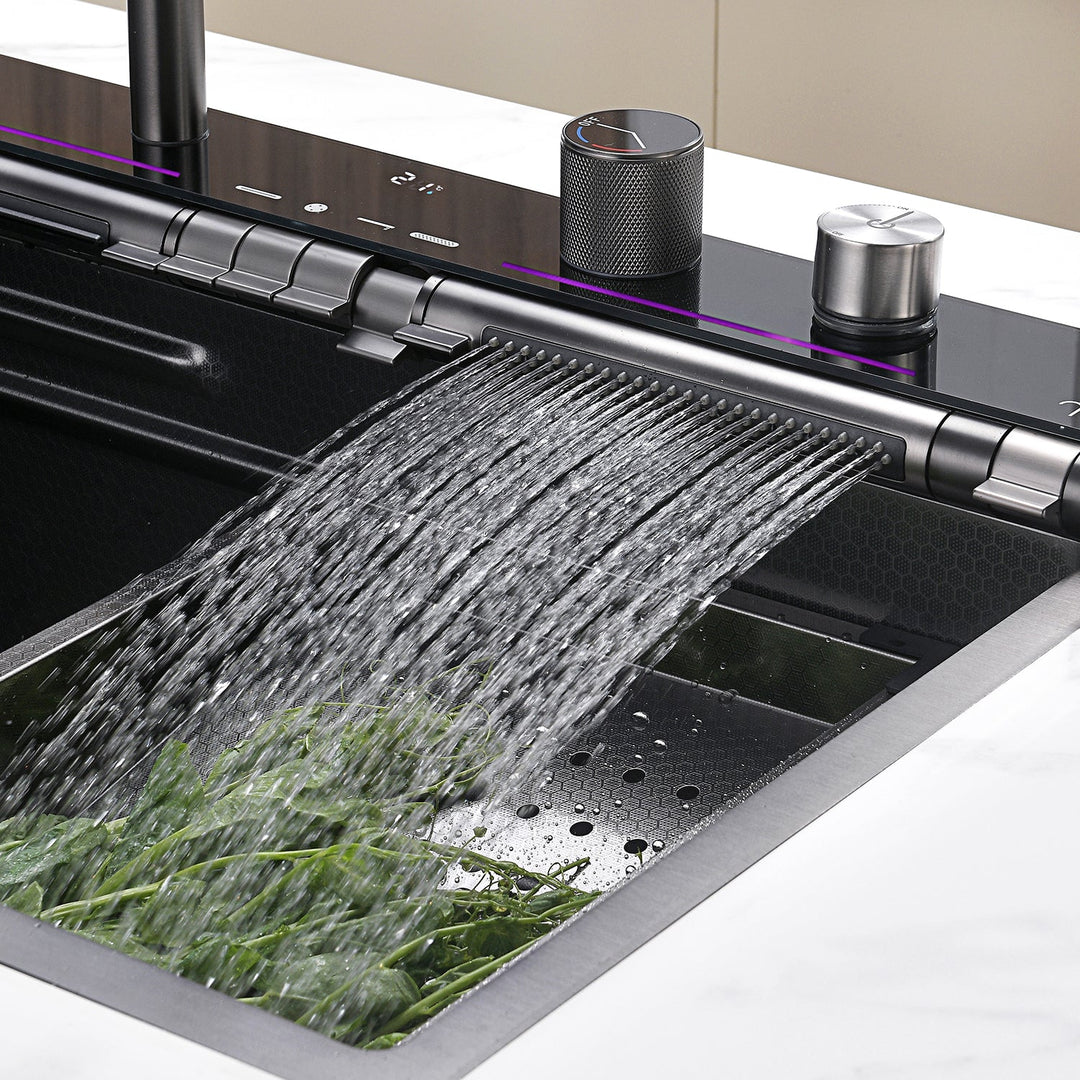 Lefton Stainless Steel Modern Kitchen Sink Set KS2207 – Lefton Home