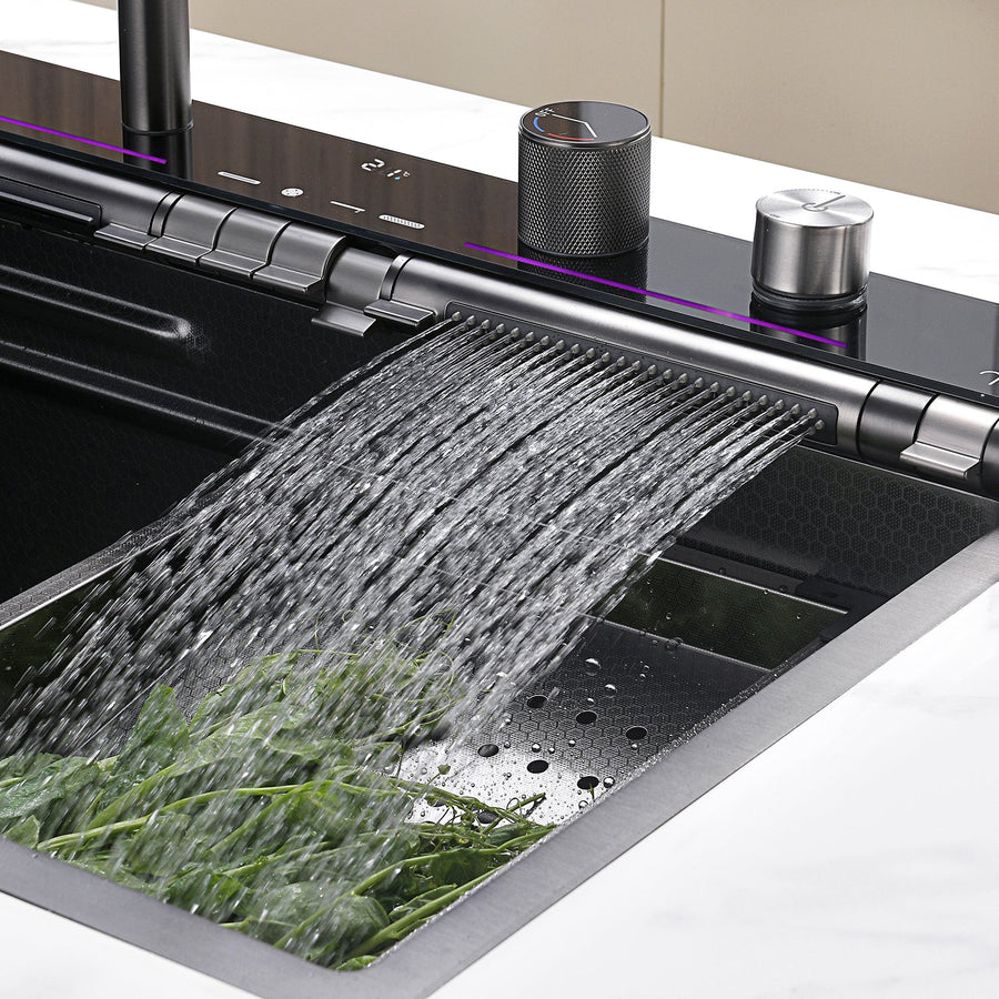 Lefton Stainless Steel Modern Kitchen Sink Set KS2207 – Lefton Home