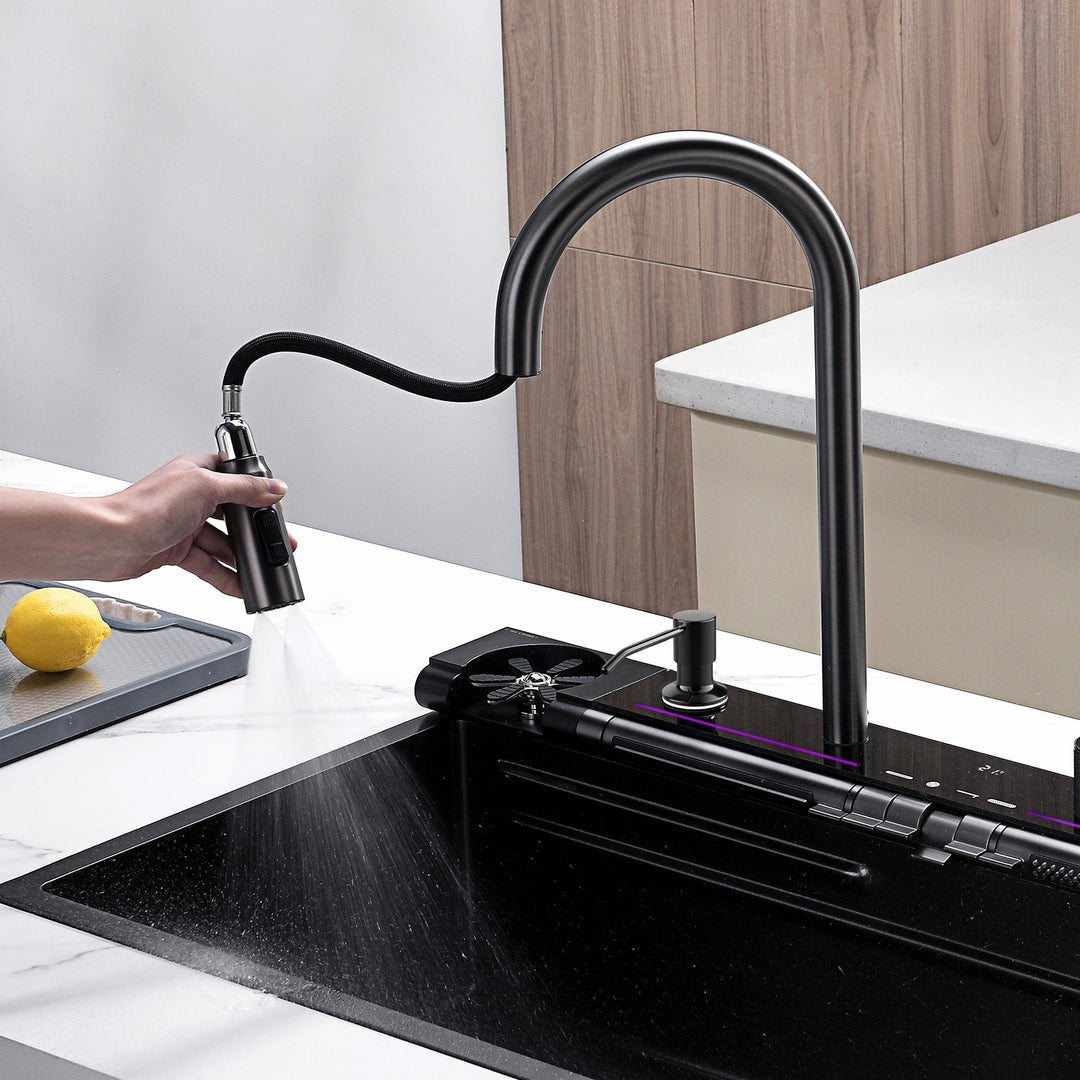 Lefton Stainless Steel Modern Kitchen Sink Set KS2207 – Lefton Home