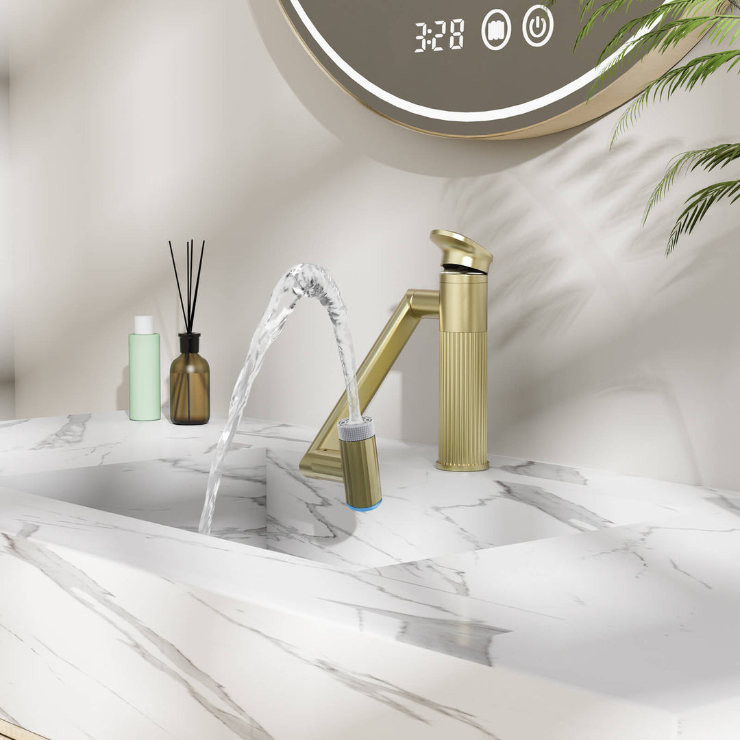 Lefton Smart Modern Rotatable Bathroom Faucet-BF2208 PRO – Lefton Home