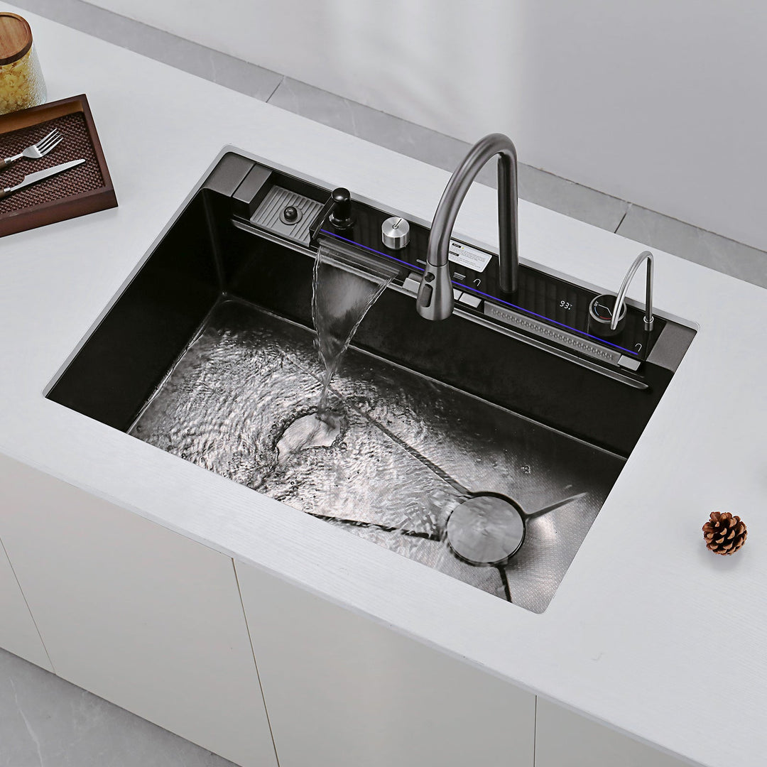 Lefton 33" x 22" Workstation Kitchen Sink-KS2206L-PRO – Lefton Home