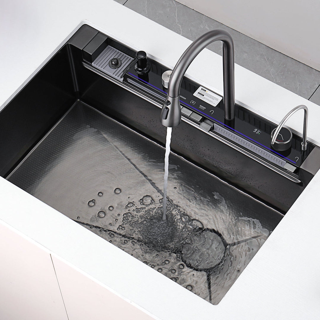 Lefton 33" x 22" Workstation Kitchen Sink-KS2206L-PRO – Lefton Home