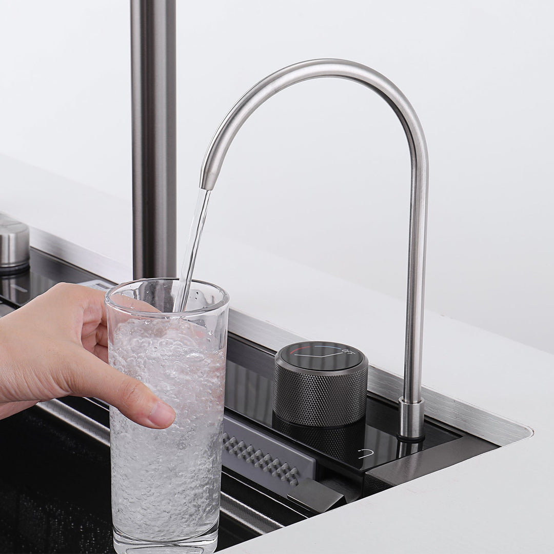 Lefton 33" x 22" Workstation Kitchen Sink-KS2206L-PRO – Lefton Home