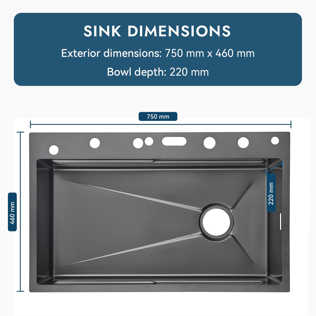 Lefton Stainless Steel Modern Kitchen Sink Set KS2207 – Lefton Home