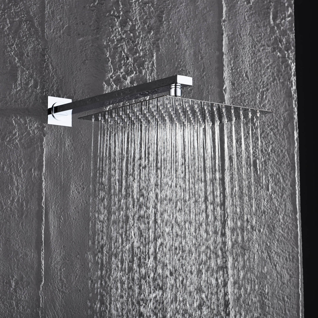 Smart Concealed Thermostatic Shower System with Head Shower, Handheld ...