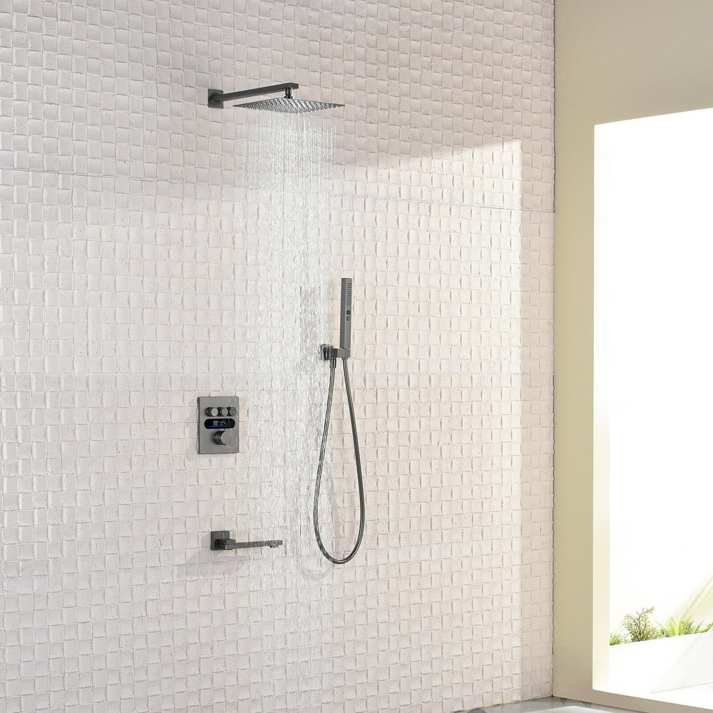 All-in one Thermostatic Smart Shower Systems Set-LEFTON – Lefton Home