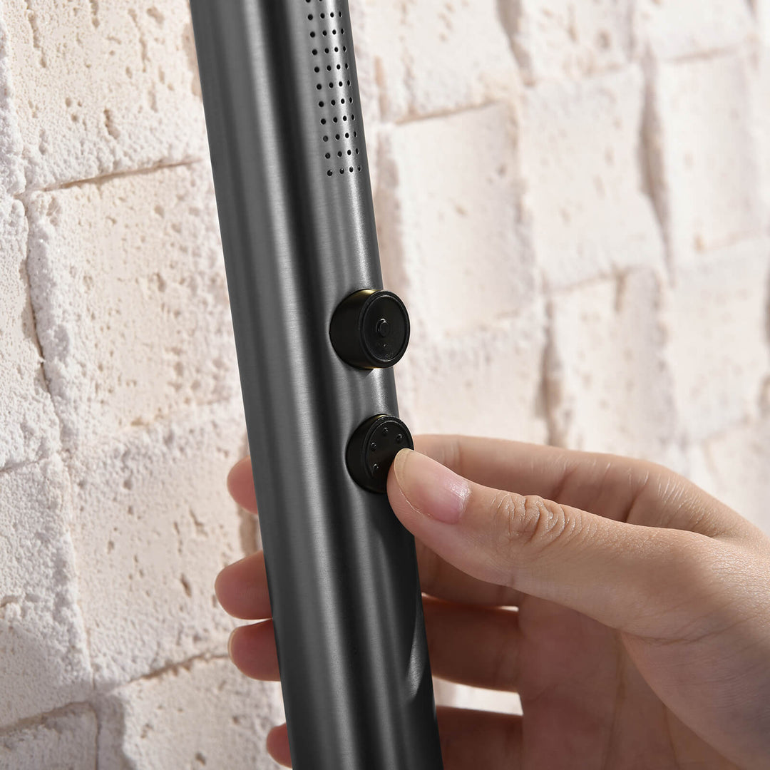 Smart Concealed Thermostatic Shower System with Digital Temperature ...