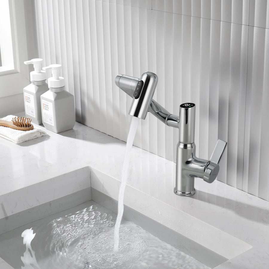 Lefton Latest Smart Modern Rotatable Bathroom Faucet-BF2204 – Lefton Home