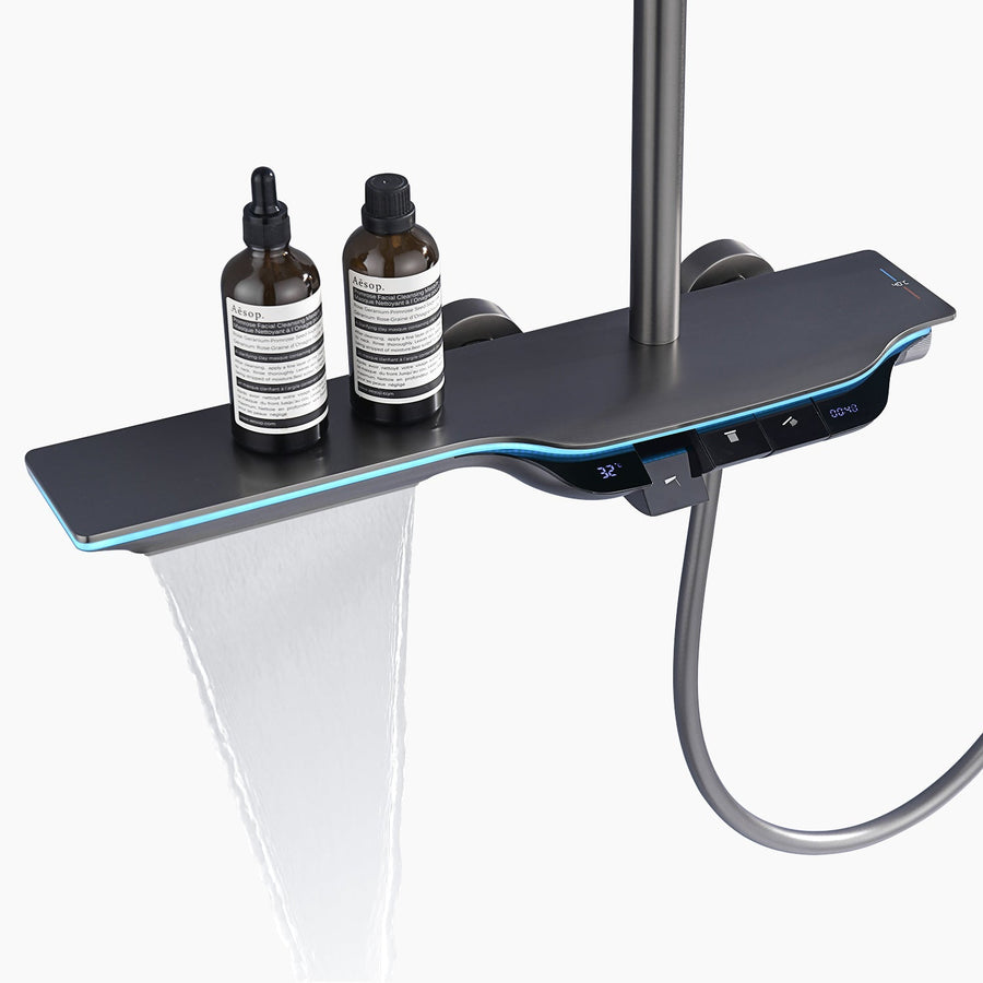All-in one Thermostatic Smart Shower Systems Set-LEFTON – Lefton Home