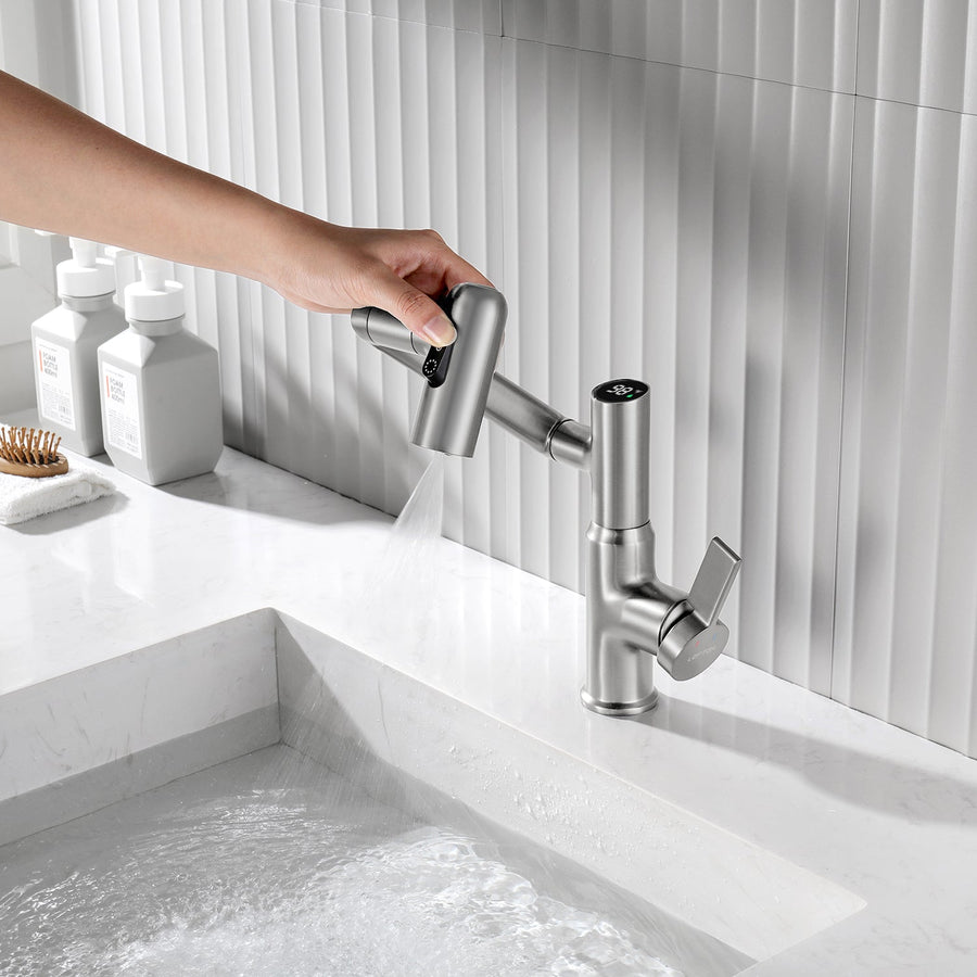 2025 Latest Smart Modern Rotatable Bathroom Faucet-BF2204 – Lefton Home