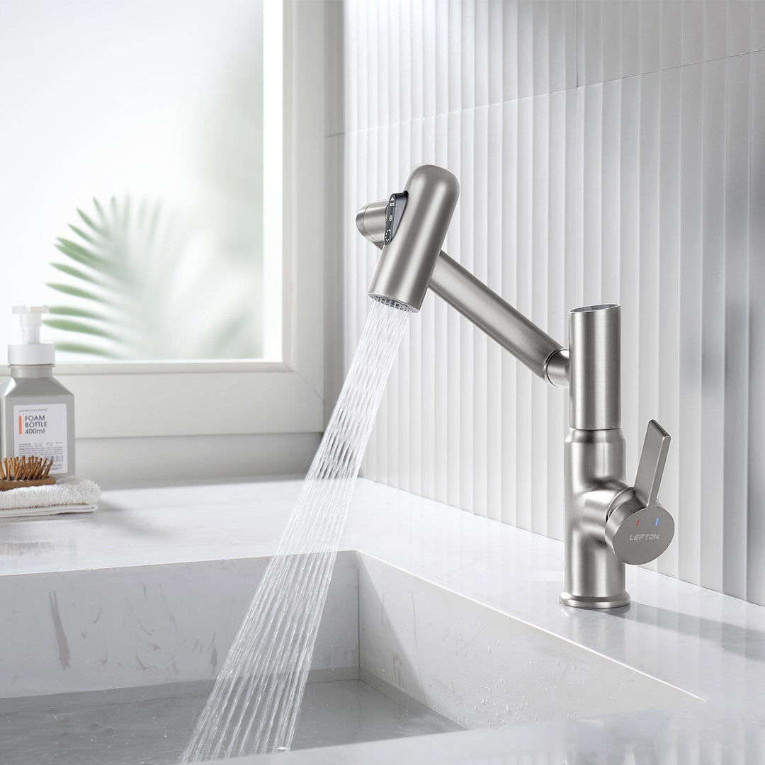 Lefton Latest Smart Modern Rotatable Bathroom Faucet-BF2204 – Lefton Home