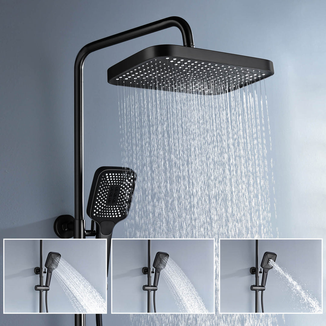 Smart Thermostatic Shower System with Digital Light – Lefton Home