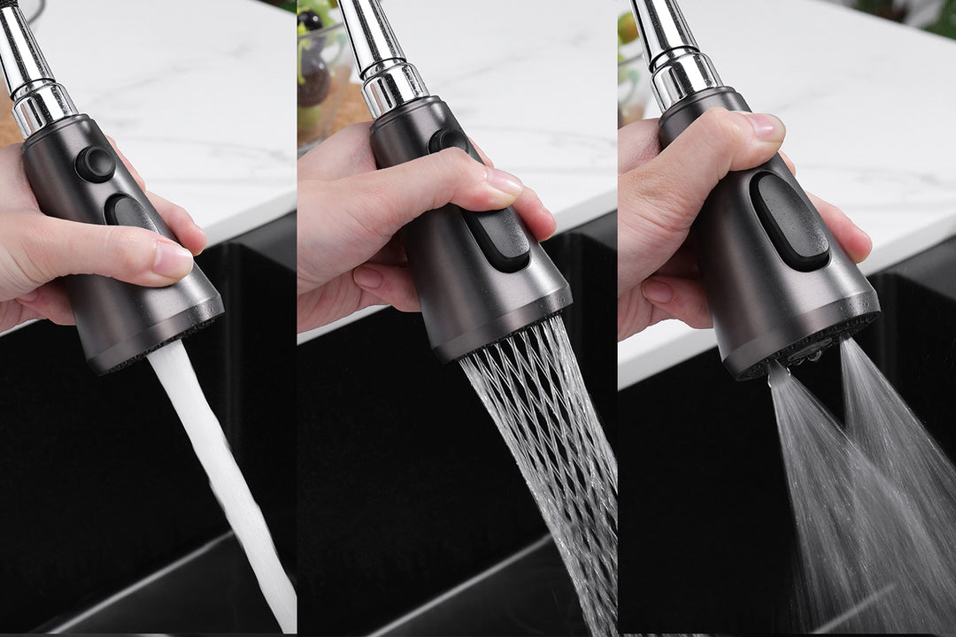 Single Bowl Smart Waterfall Workstation Kitchen Sink Set – Lefton Home