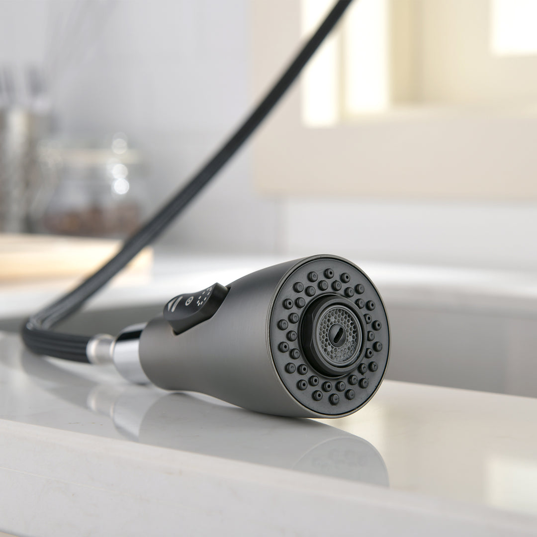 Lefton Modern Pull-Down Single-Hole Kitchen Sink Faucet – Lefton Home