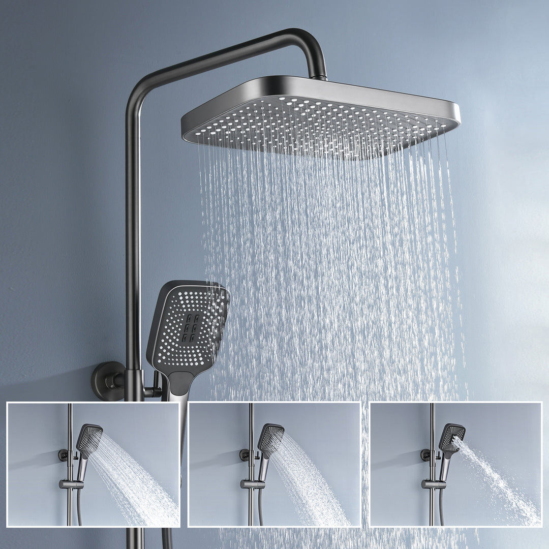 Smart Thermostatic Shower System with Digital Light – Lefton Home