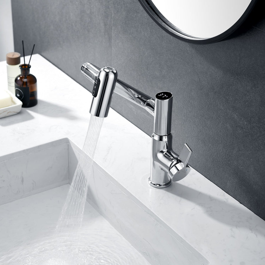 2025 Latest Smart Modern Rotatable Bathroom Faucet-BF2204 – Lefton Home