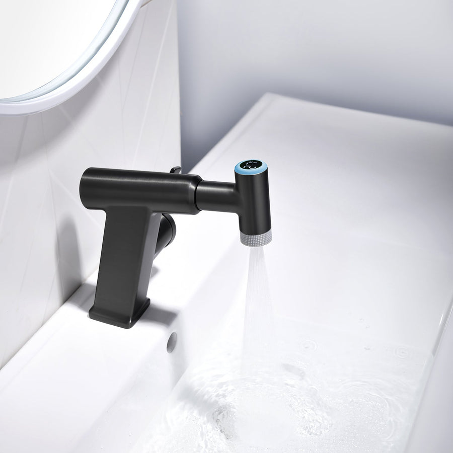 Lefton Smart Modern Single-Hole Pull-out Bathroom Faucet – Lefton Home