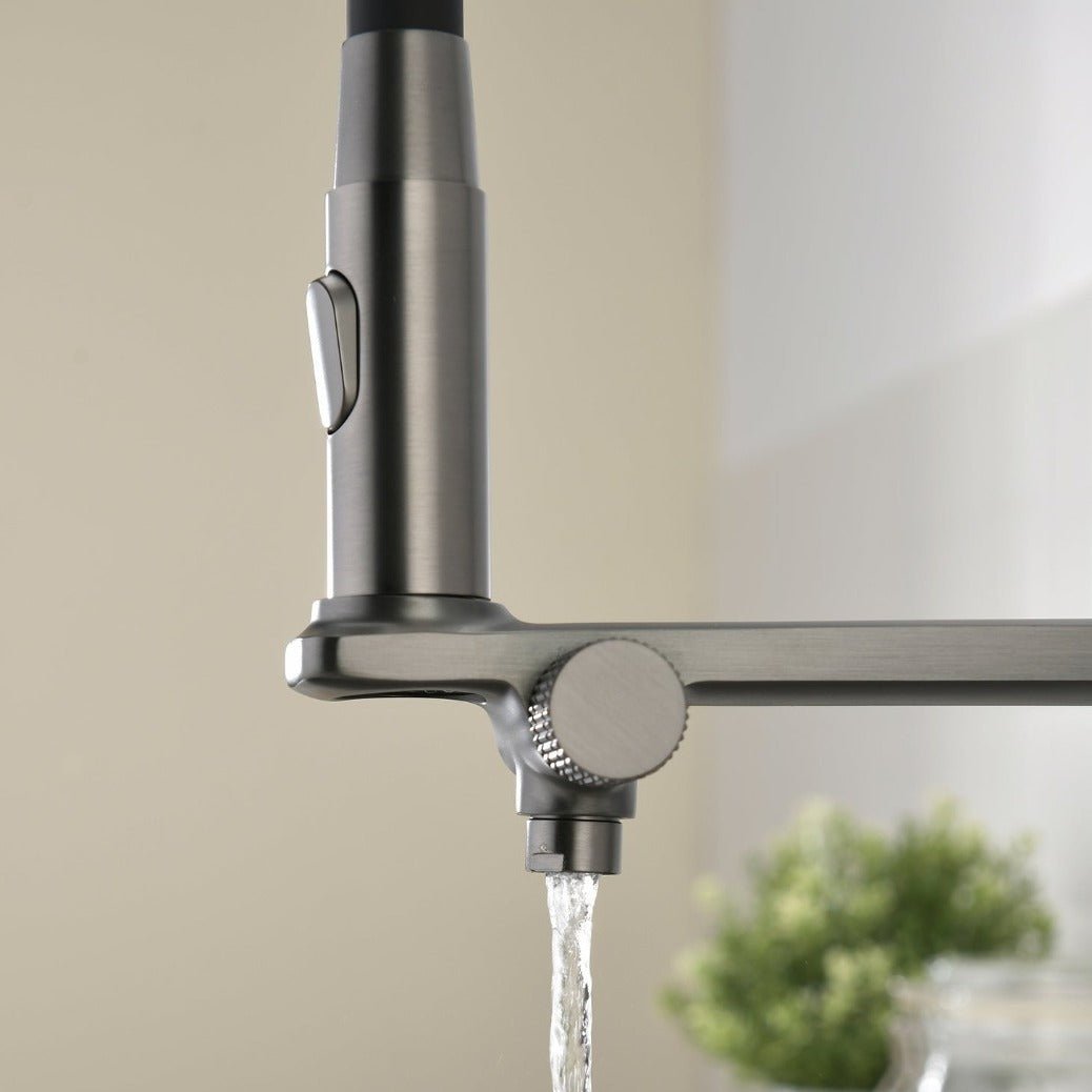 Recertified Single Hole Pull-Down Kitchen Sink Faucet - Lefton Home