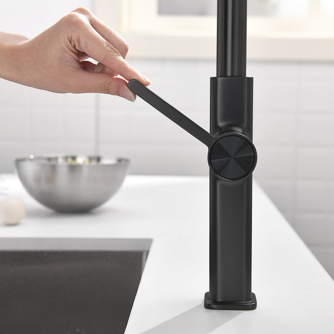 Smart Waterfall Kitchen Faucet with Temperature Display – Lefton Home