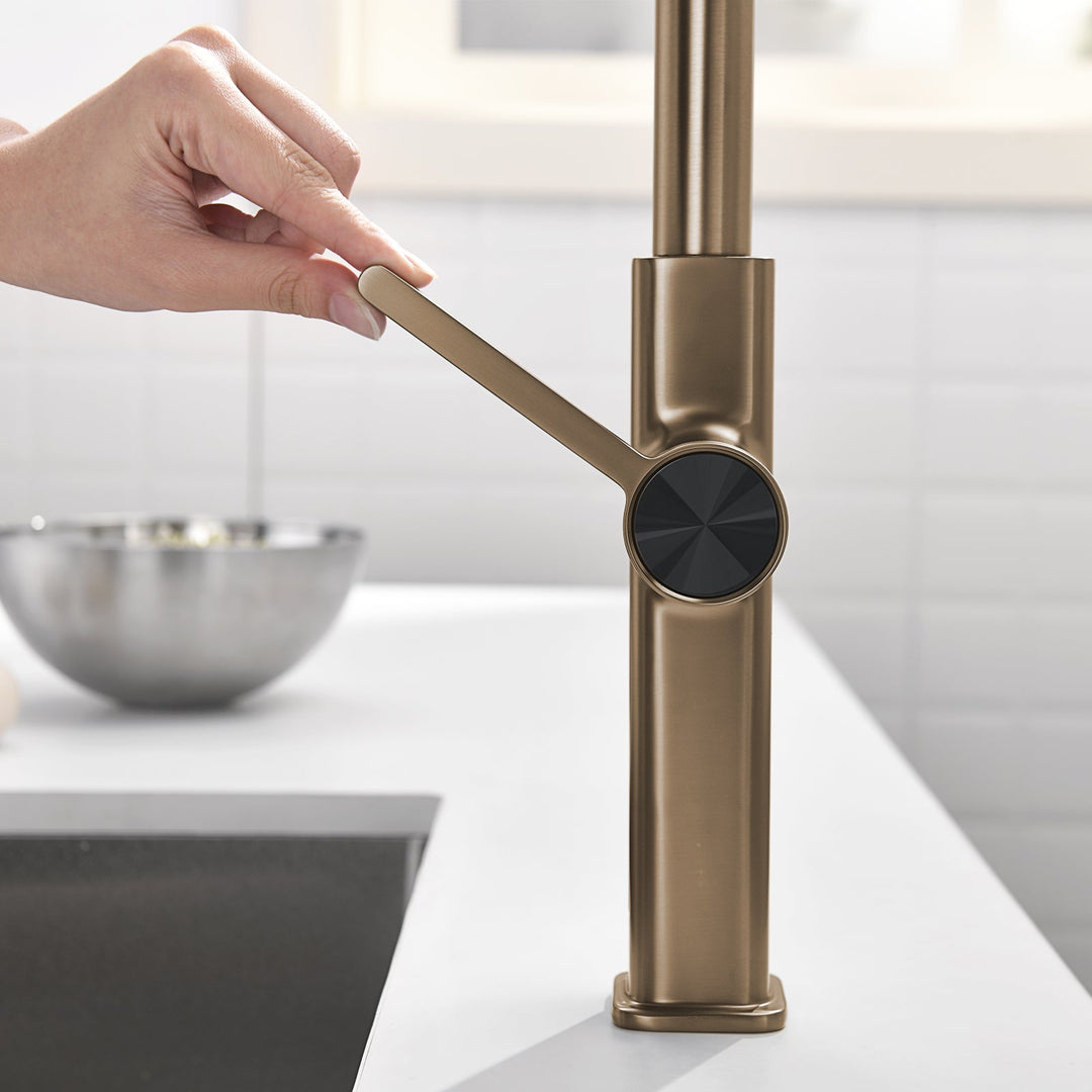 Smart Waterfall Kitchen Faucet with Temperature Display – Lefton Home