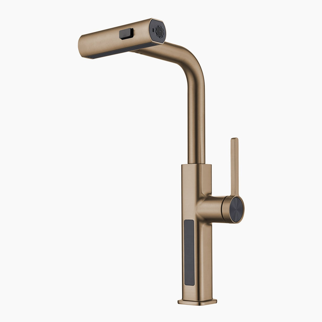 Smart Waterfall Kitchen Faucet with Temperature Display – Lefton Home