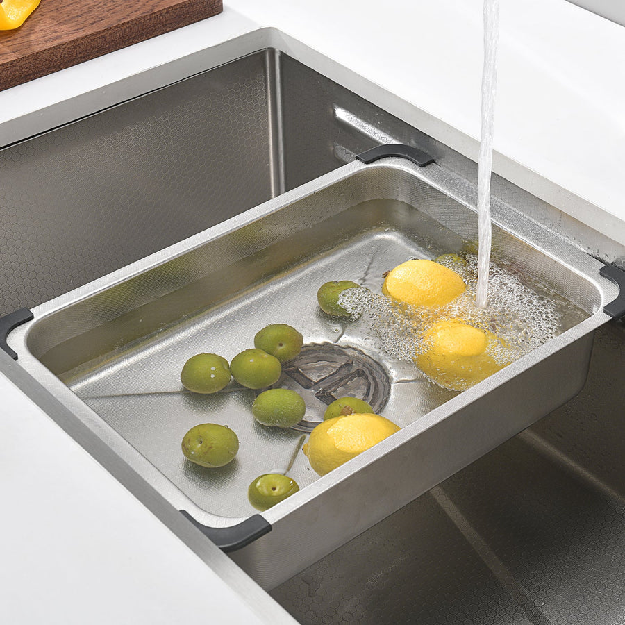 Stainless Steel Single Bowl Kitchen Sink - KS2201 – Lefton Home