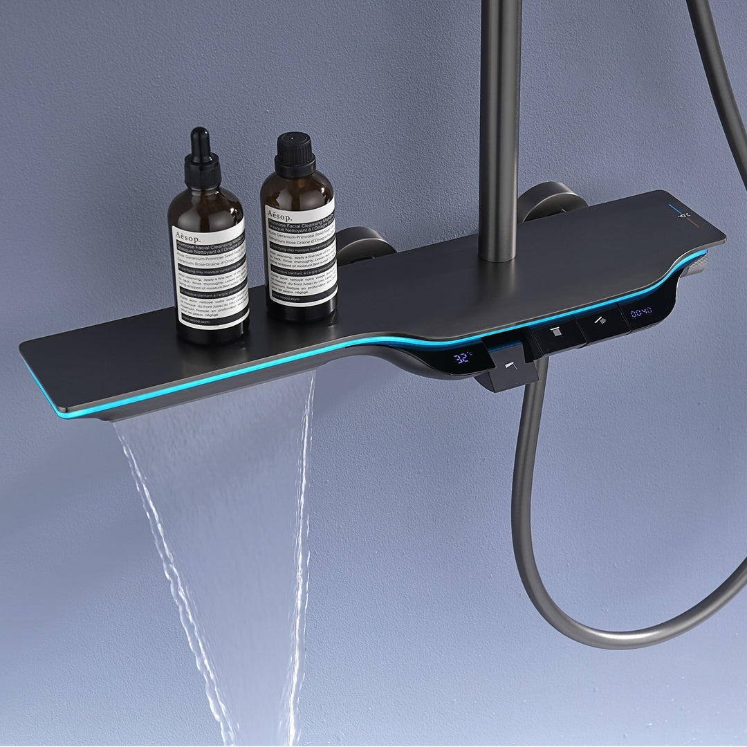 Lefton Thermostatic Shower System with Temperature Display – Lefton Home
